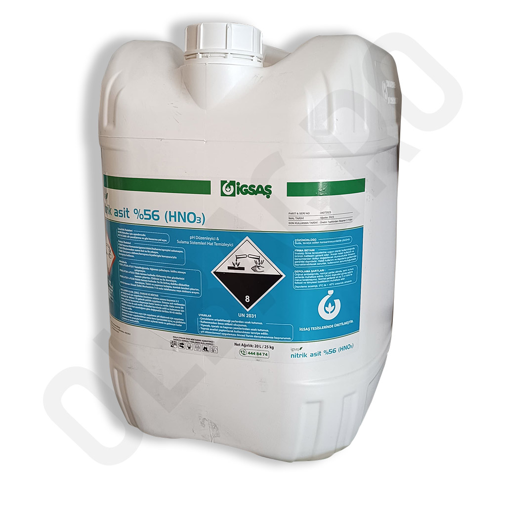 İgsaş Nitrik Asit %56 20 Litre - OLBAGRO Tarım Market